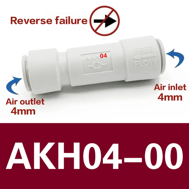 Pneumatic air pipe check valve check valve connector Air compressor gas ...
