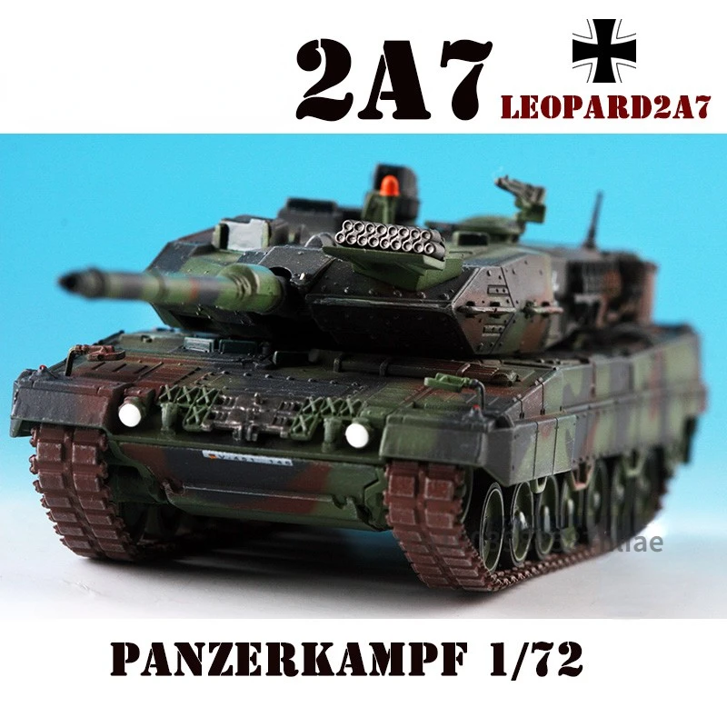 1-72-German-Army-Leopard-2A7-Tank-Model-Tricolor-Camouflage-Military ...