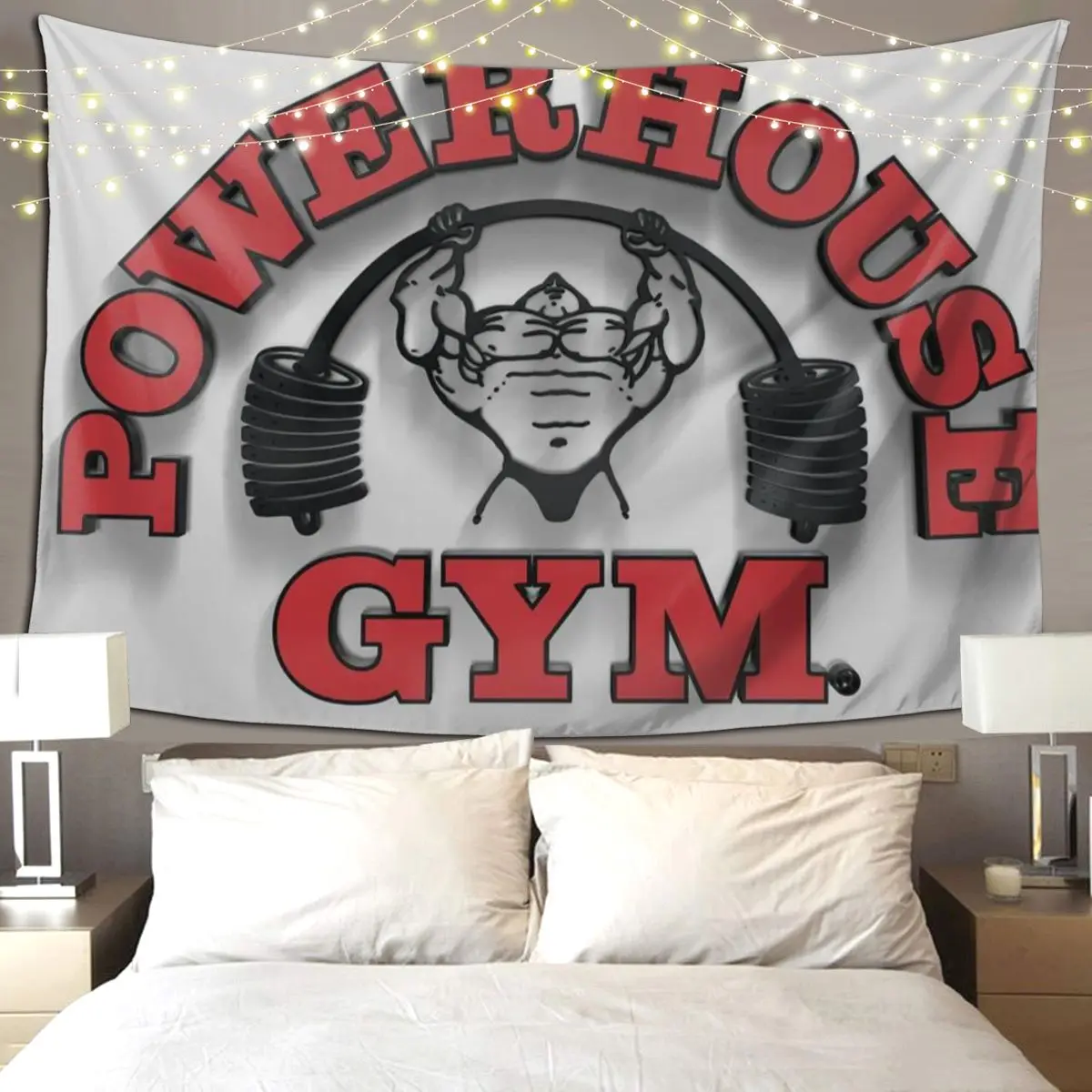 Powerhouse-Gym-Motivation-Tapestry-Art-Wall-Hanging-Aesthetic-Home ...
