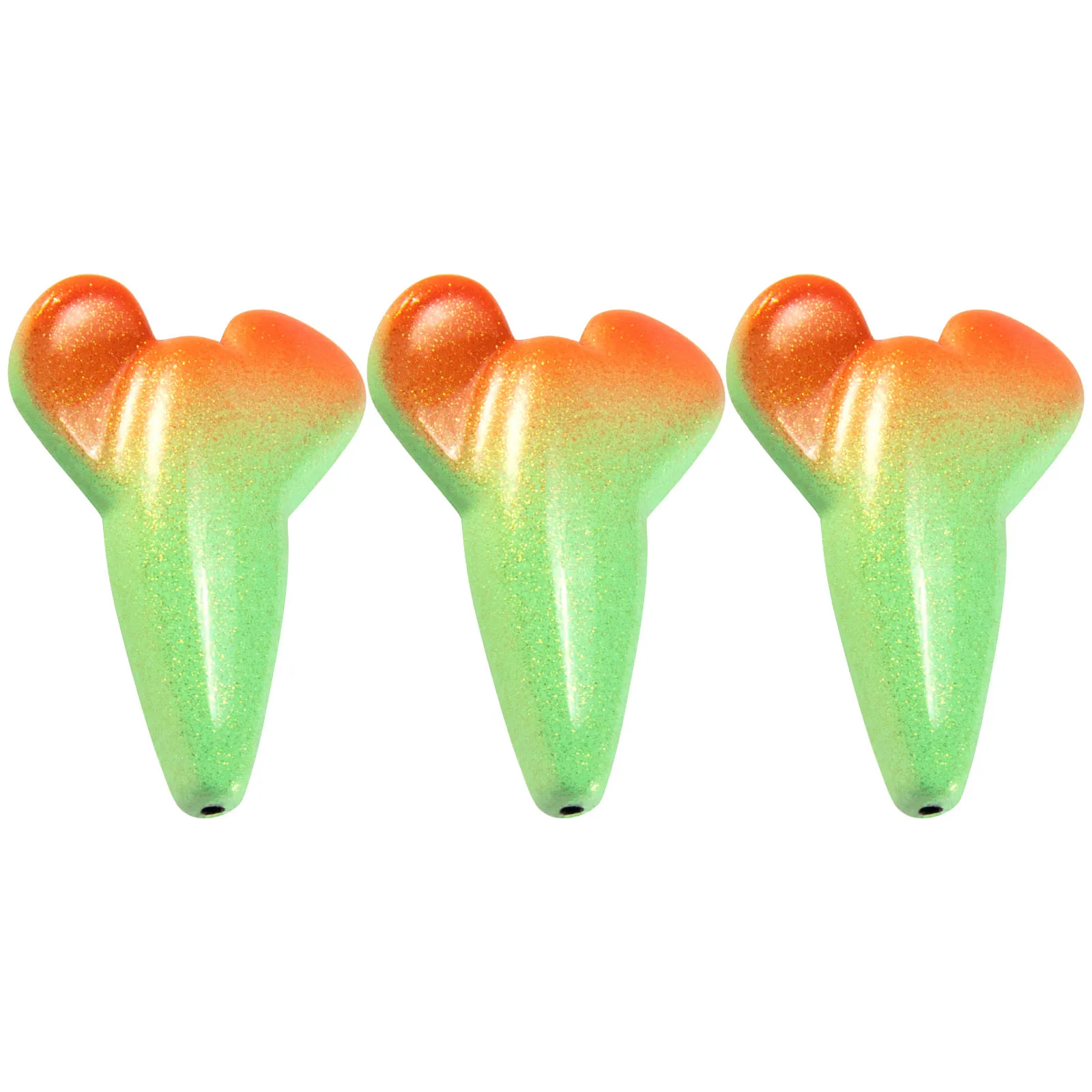 5pcs Fishing Bead Fishing Spinner Bodies Lure Making Supplies 1.3g 3.5g ...