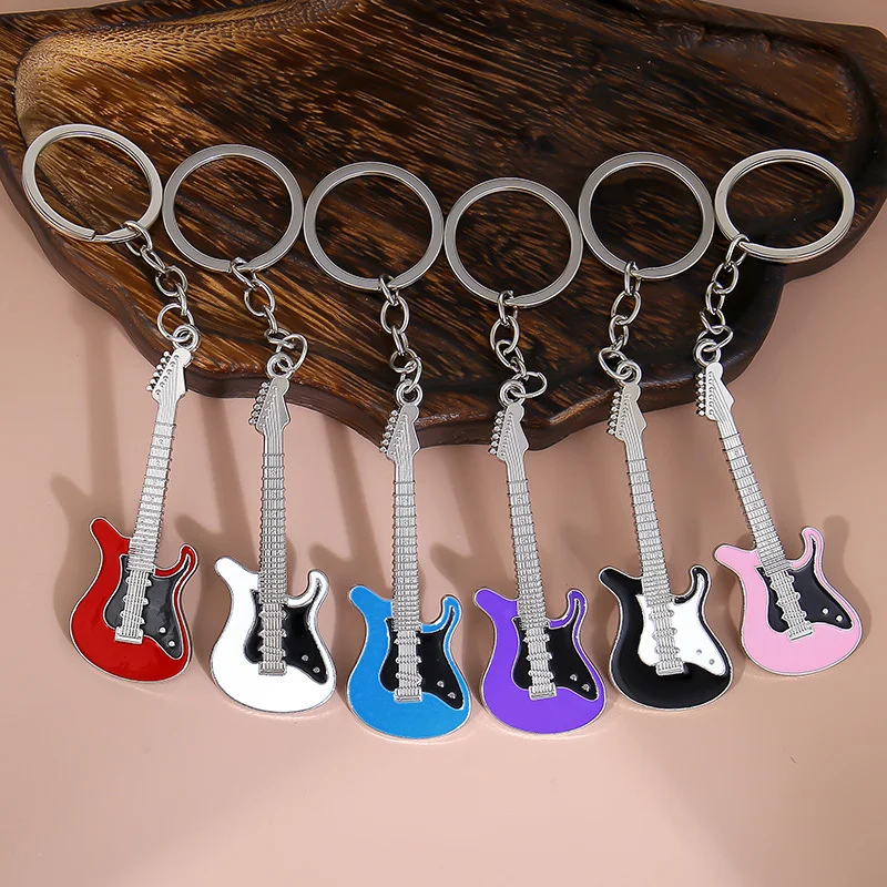 Creative Versatile Guitar Keychain For Men Women Fashion Cool Exquisite ...