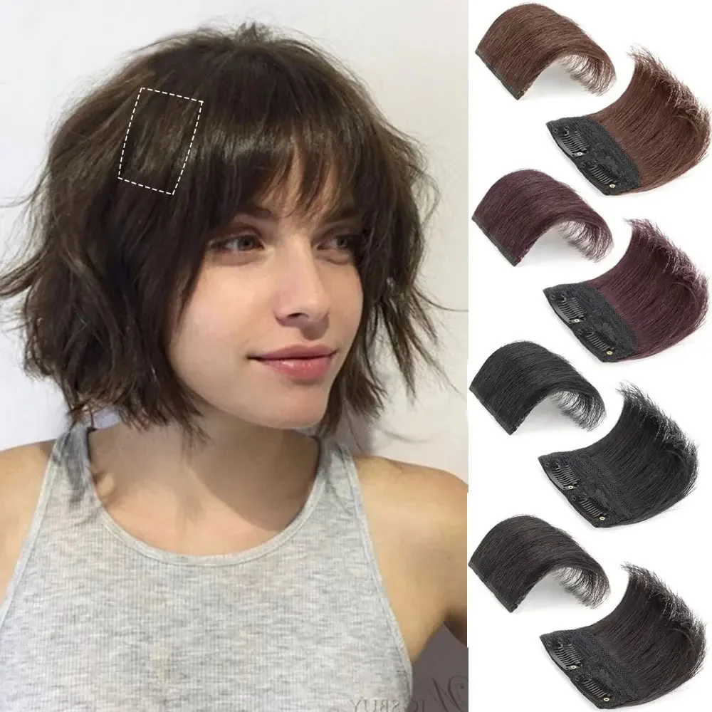 Fluffy-Synthetic-Invisable-Seamless-Hair-Pads-Clip-In-One-Piece-Hair ...