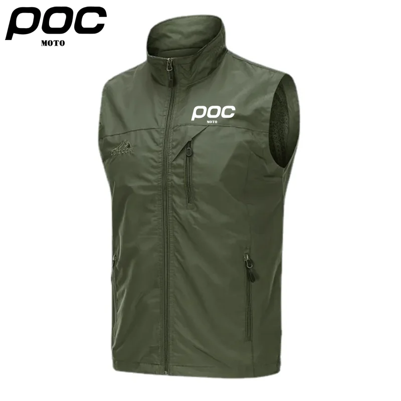 Sleeveless Waterproof Cycling Jacket Men MOTO POC MTB Vest Bike ...