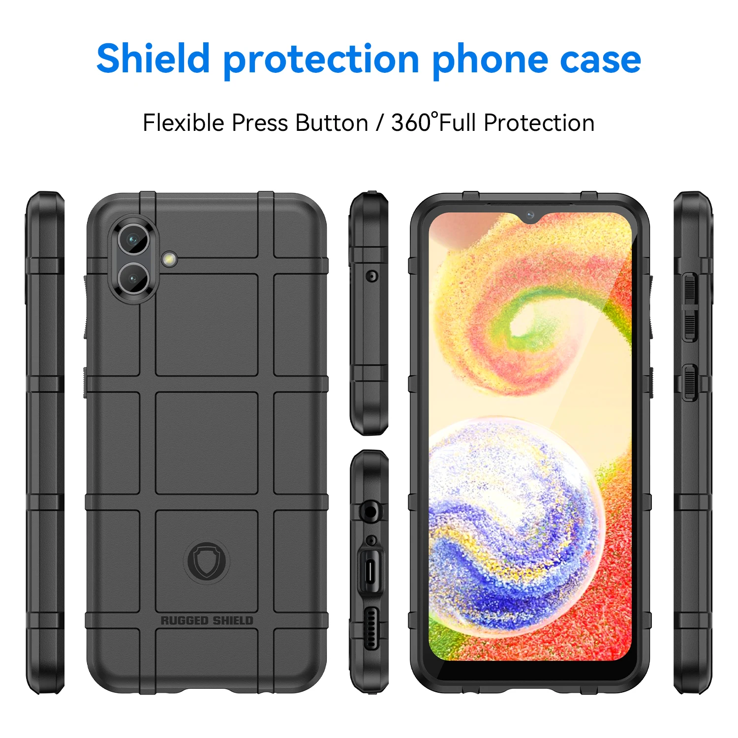 Armor Shield Soft Silicone Back Cover - Anti-Knock Matte Phone Case for ...