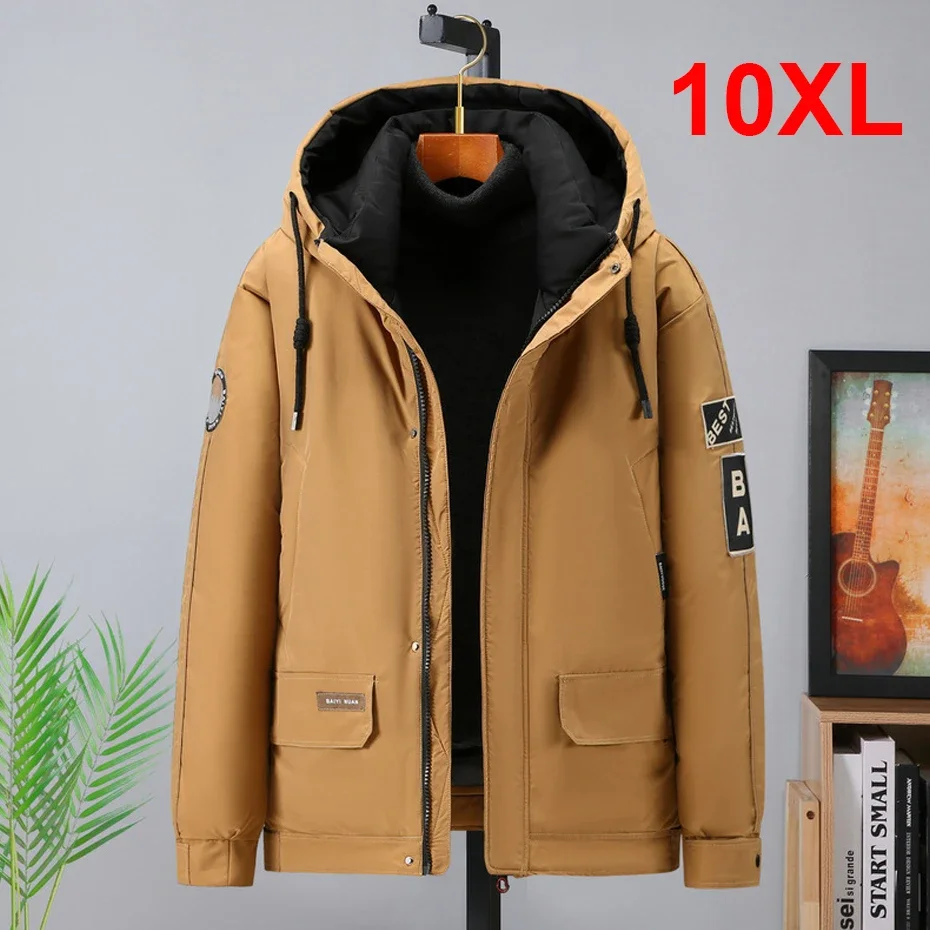 Plus-Size-Parkas-Men-9XL-10XL-Thick-Jacket-Winter-Fashion-Casual-Warm ...