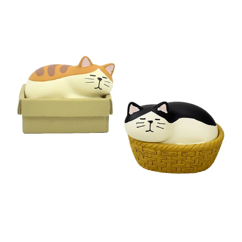 Japan-Zakka-Happy-Box-Cat-Desktop-Decoration-Miniature-Figurines-Bookshelf-Decoration ...