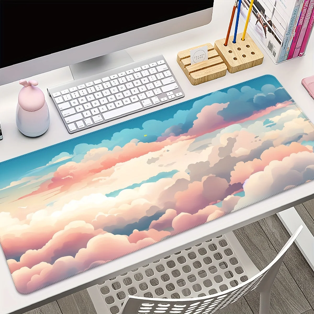 Cloudy-Sky-Large-Mouse-Pad-Gaming-Accessories-Keyboard-Carpet ...