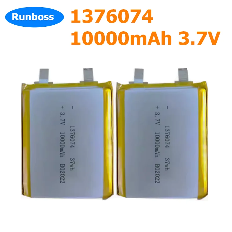 1-10pcs 1376074 10000mAh 3.85V Li-Polymer Replacement Bare Cell For DIY ...