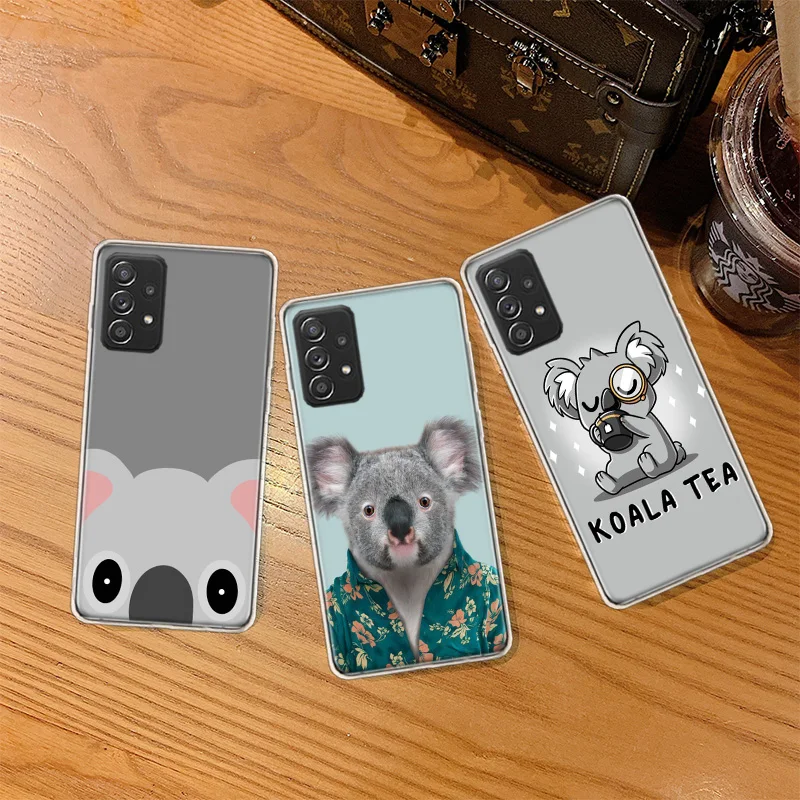 Koala Kawaii Animal Phone Case For Galaxy A12 A22 A32 A42 A52 A52S A72 ...