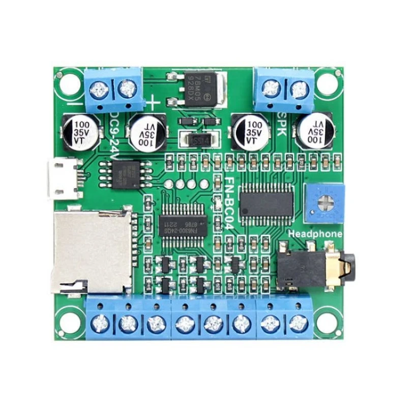 FN-BC04 Industrial MP3 Sound Module Triggerable MP3 Player Sound Board ...