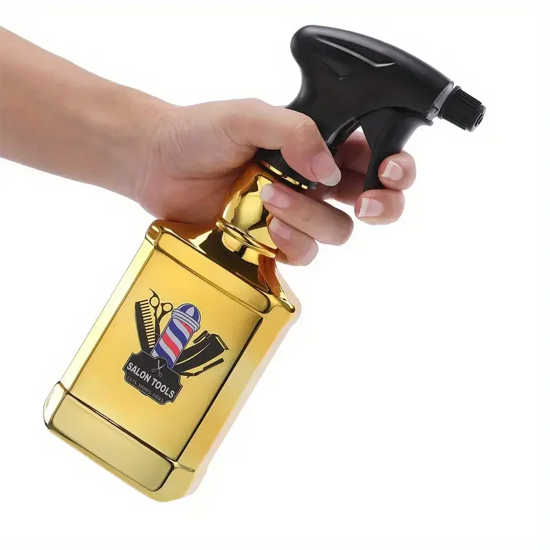 250ml Gold Retro High pressure continuous spray bottlehair Refillable ...