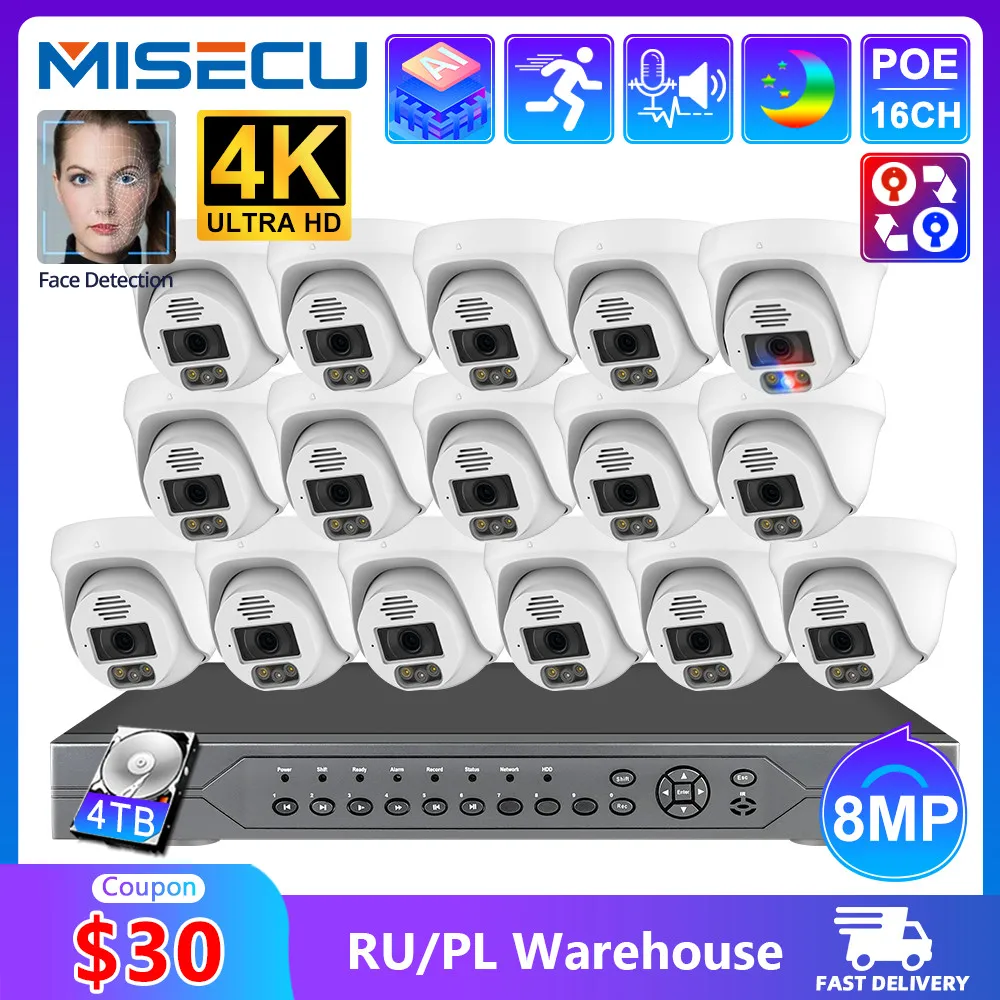 Video Surveillance System Misecu | Set Video Surveillance Poe ...