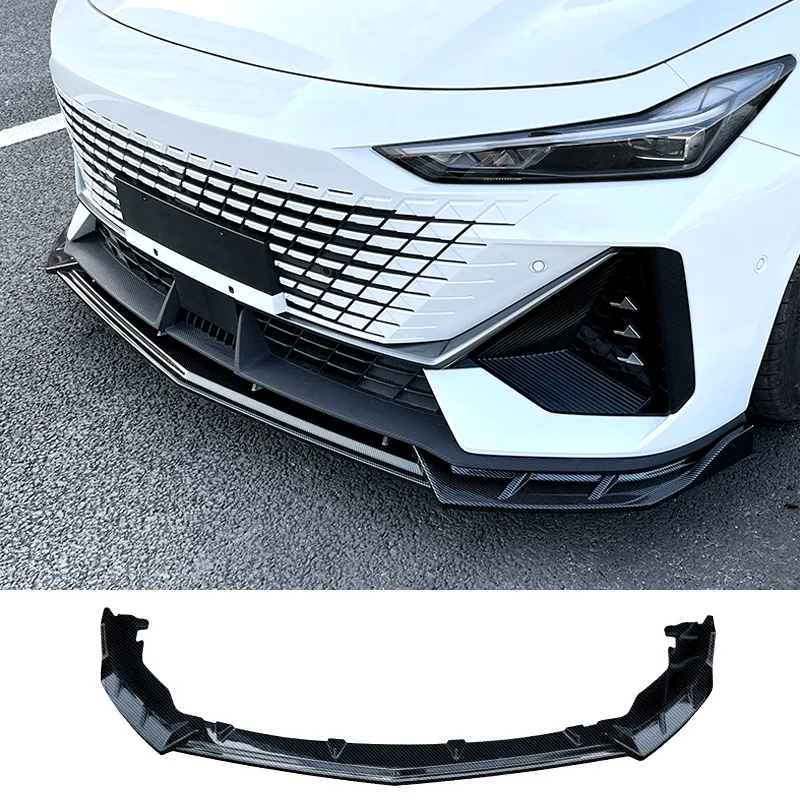Front-Bumper-Spoiler-for-CHANGAN-UNI-V-2022-Skirts-Lip-Black-Red-UNIV ...