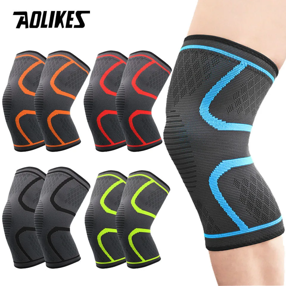 AOLIKES-1-Pair-Knee-Braces-for-Knee-Pain-Knee-Compression-Sleeve-for ...