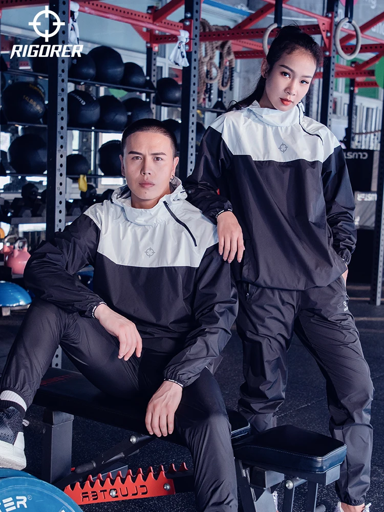 RIGORER-Sauna-Suit-Windbreaker-Training-Sweat-Suit-Men-Bodybuilding ...