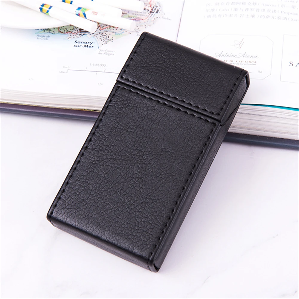 PU-Long-Cigarette-Case-Portable-20Pcs-100mm-Fine-Cigarette-Ultra-Thin ...