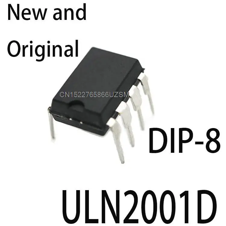 10PCS-New-and-Original-DIP-8-ULN2001-DIP-2001D-DIP-8-Darlington-IC ...