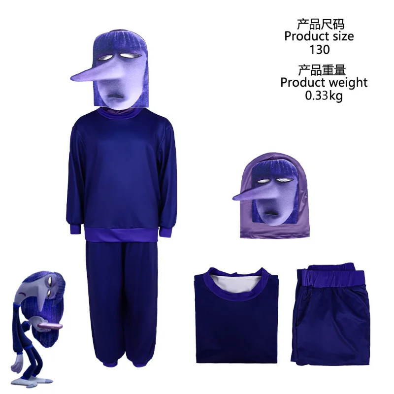 Disfraz de cosplay de la película Disney Inside Out 2 para niños ...