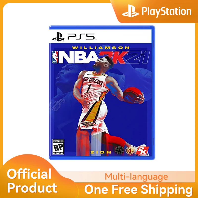 Sony Playstation 5 disc game NBA basketball 2k21 2021 nba21 supports ps5 role-playing single ...