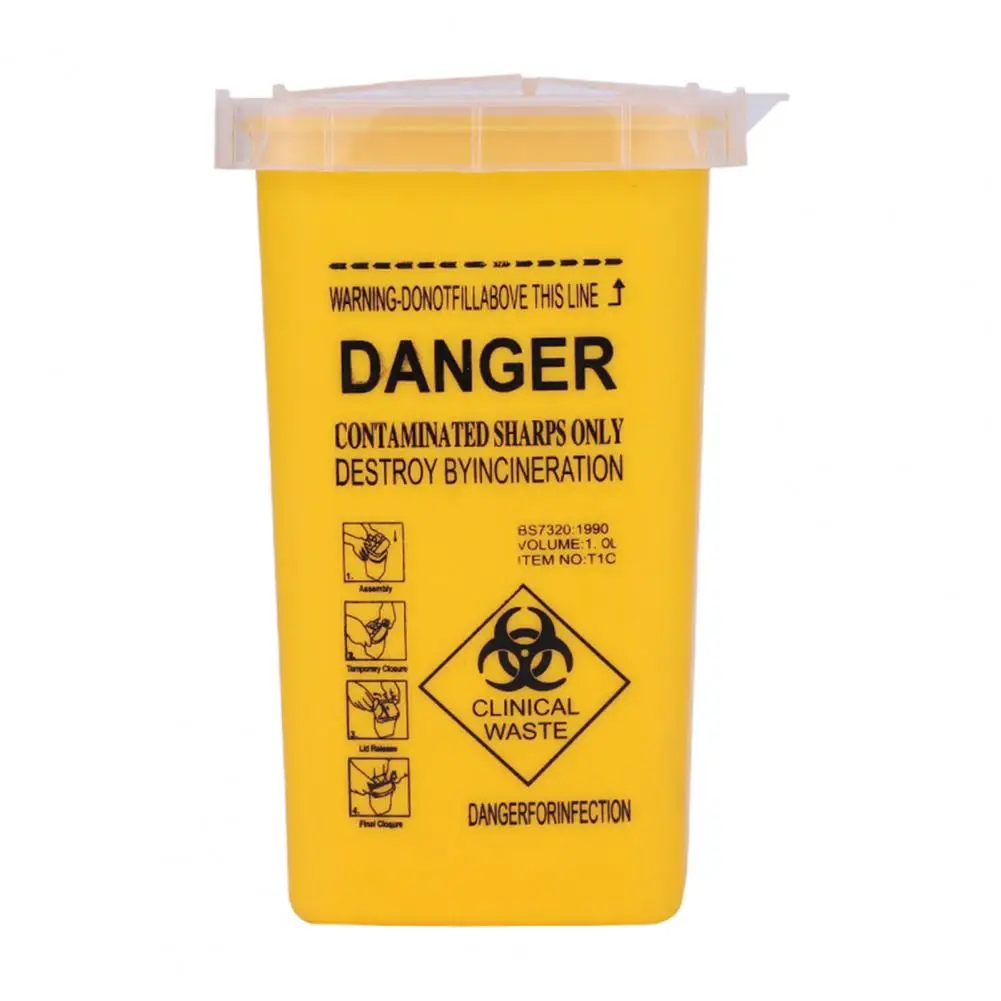 Clear Sharps Container