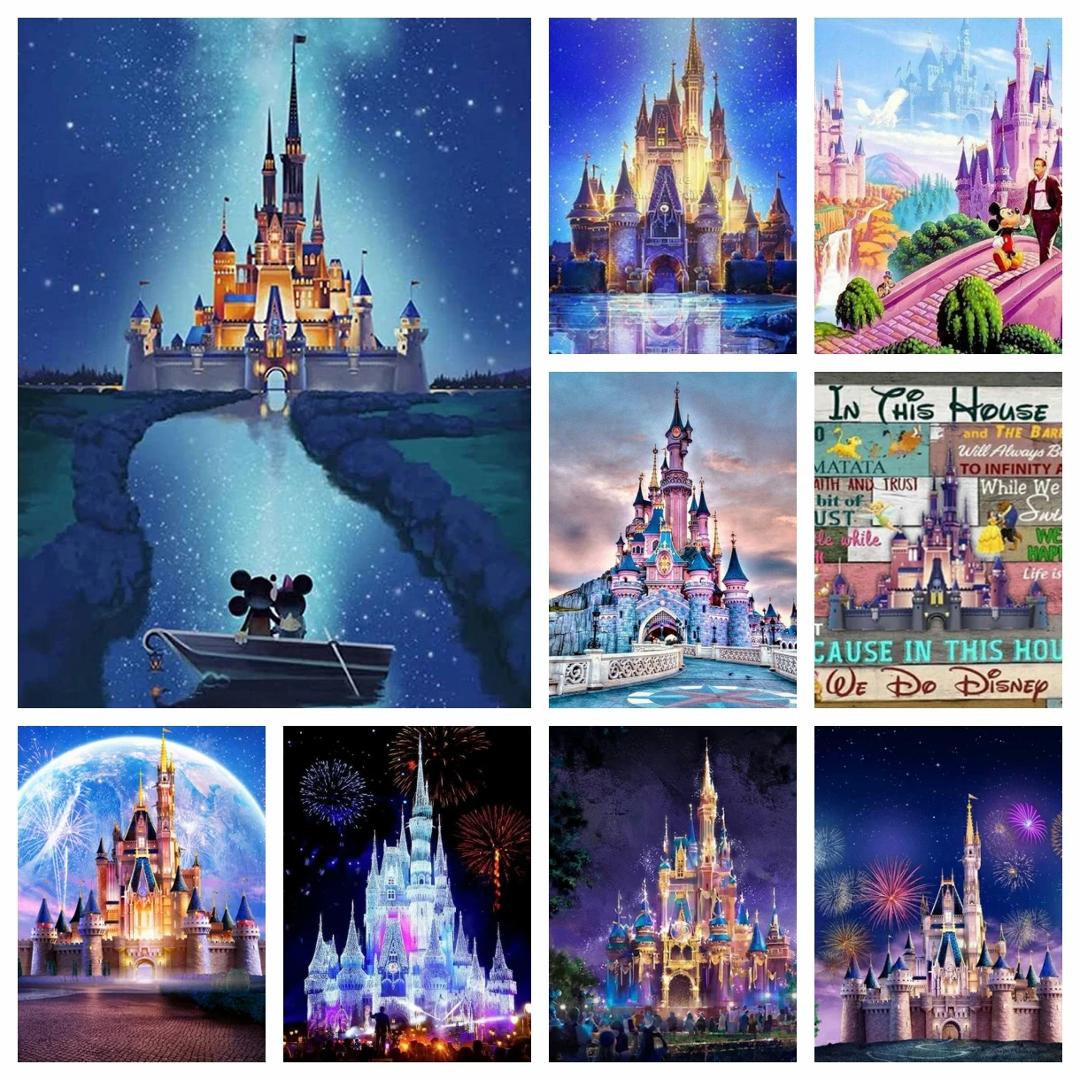 Diamond Disney Castle: The Ultimate 5D Diamond Painting for Fans ...