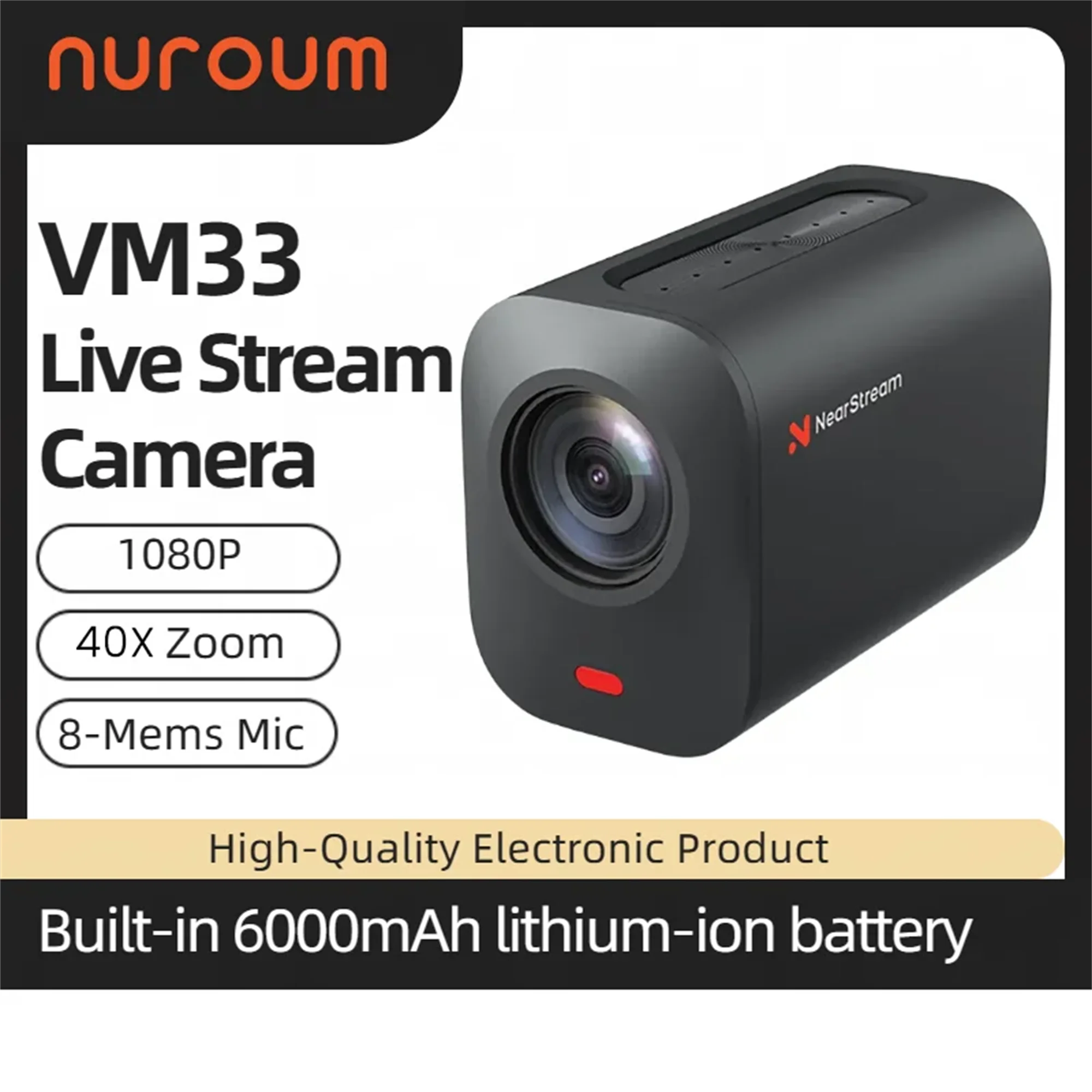 Nearstream-VM33-Professional-Live-Streaming-Camera-Ai-Based-Noise ...