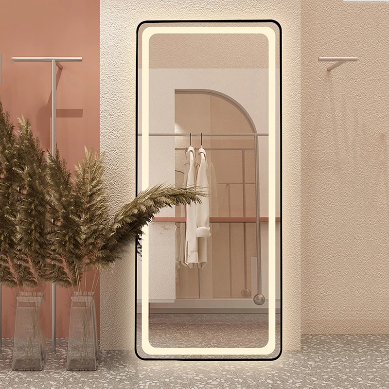 makeup-nordic-Mirror-Aesthetic-Light-Floor-Full-Body-Wall-Mirror ...