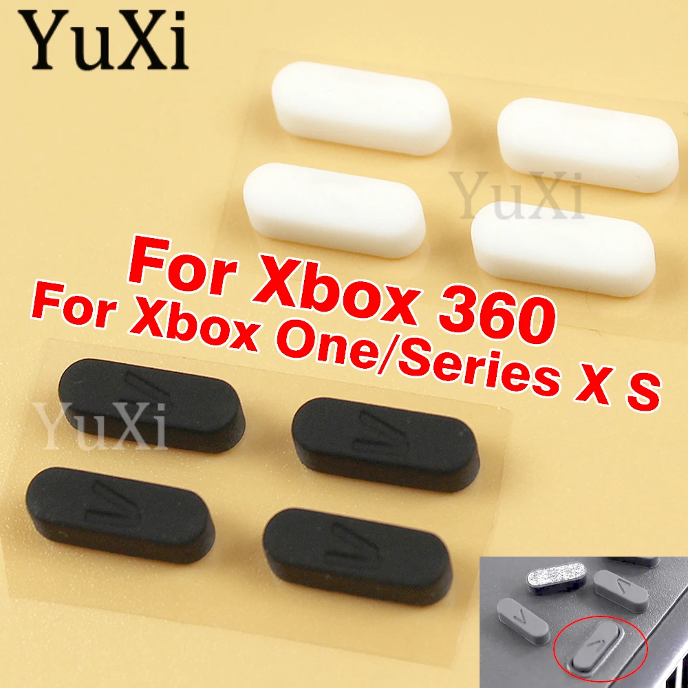 4pcs For Xbox 360 Rubber Feet Pads For Xbox One Series X S Housing Case ...