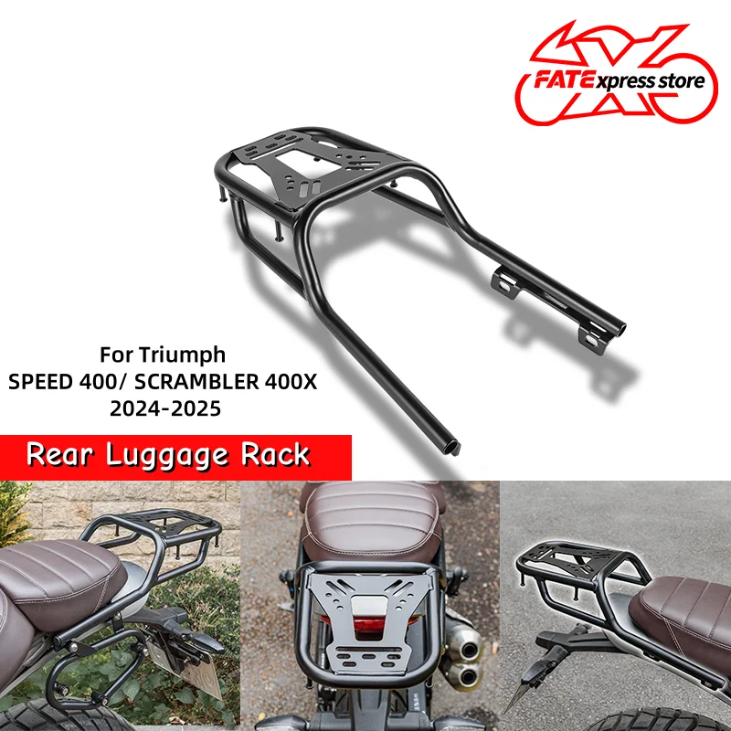 Rear Seat Luggage Rack Support For Triumph SPEED 400 SCRAMBLER 400X 400 ...