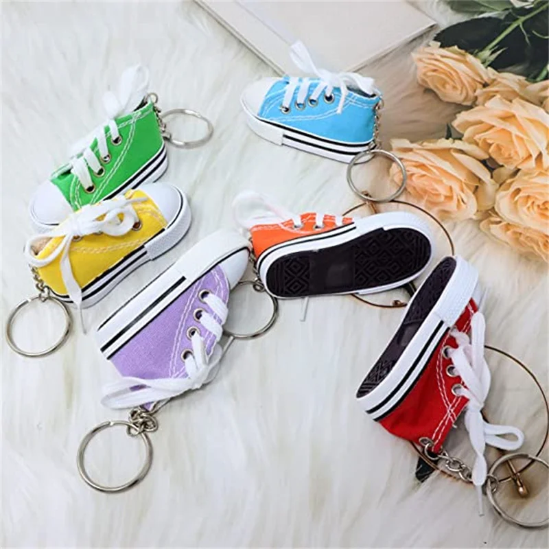 Mini-Hi-Top-Canvas-Sneaker-Keychain-Cute-Sport-Shoes-Keyring-for-Bag ...