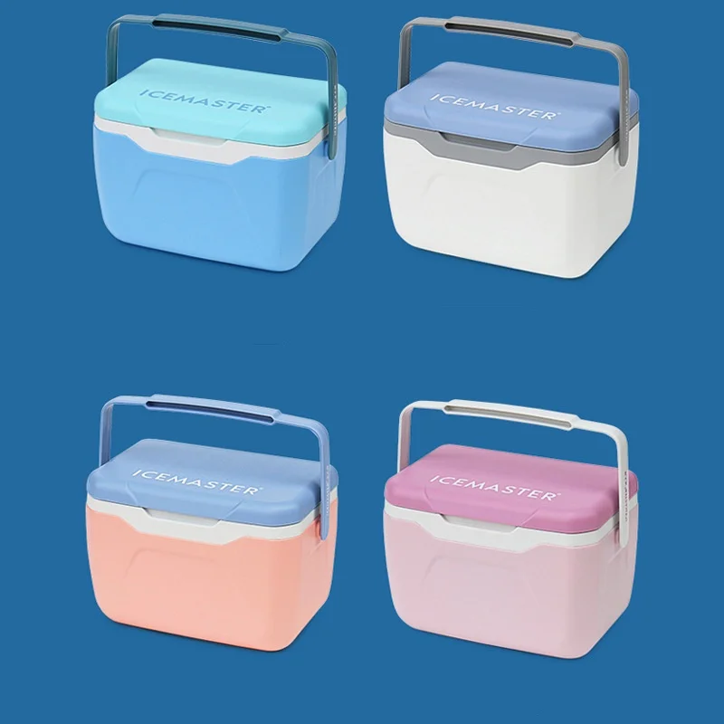 5.5 Qt Insulated Portable Camping Cooler Leak-Proof Ice Chest Lunch Box ...