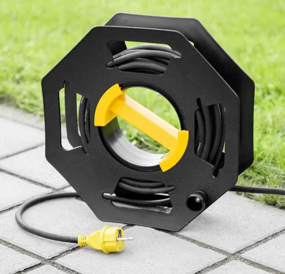 1pc Outdoor Cable Tidy Reel RV 25M Storage Reel Wire Extension Tidy ...