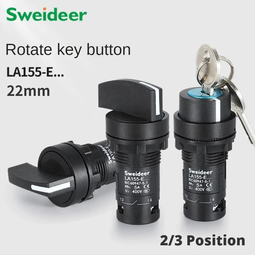 Self-Locking-Rotary-Key-Knob-Switch-Selecione-Rotary-Switch-Power ...