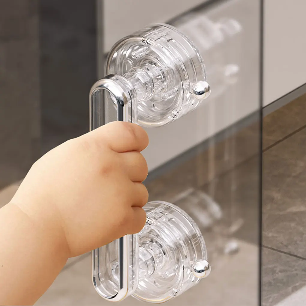 Strong Suction Cup Handrail Bathroom Reusable Handle For Bathroom ...
