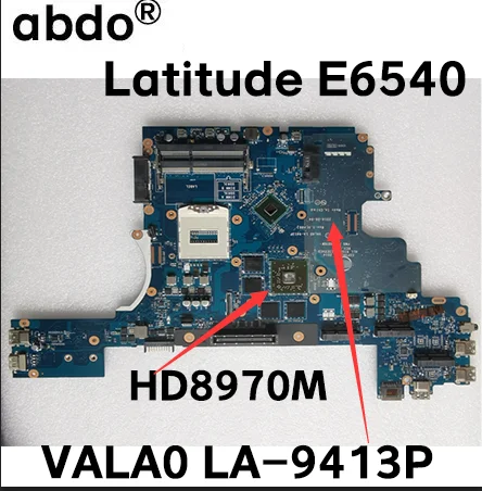 Para latitude e6540 Laptop Motherboard. LA 9413P jedp CN 0VPH0Y vph0y ...