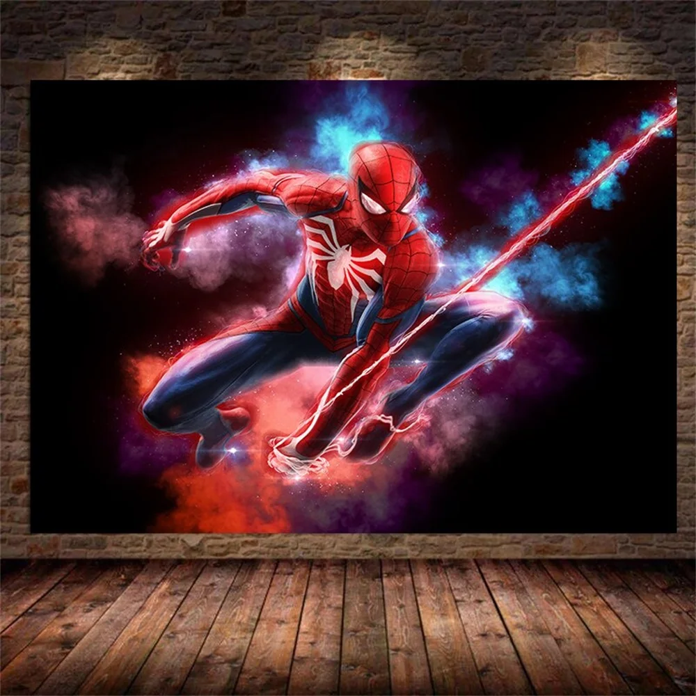Abstract Superhero Art