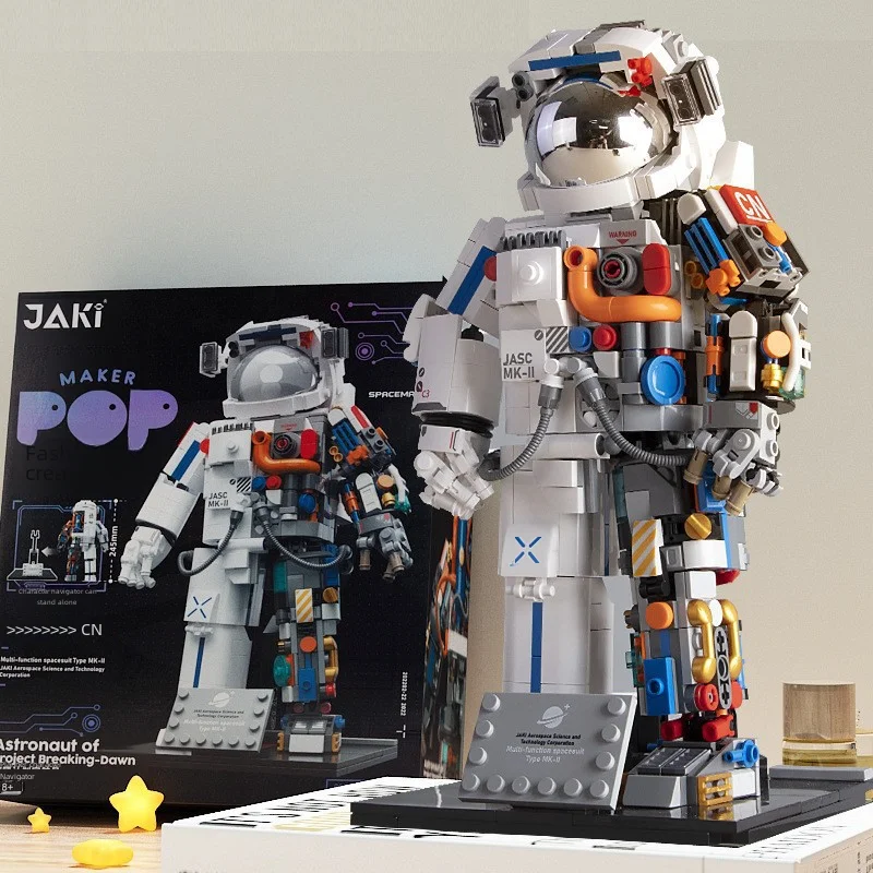Jaki-Compatible-Lego-Blocks-Astronaut-Model-Gift-For-Boys-Chinese ...