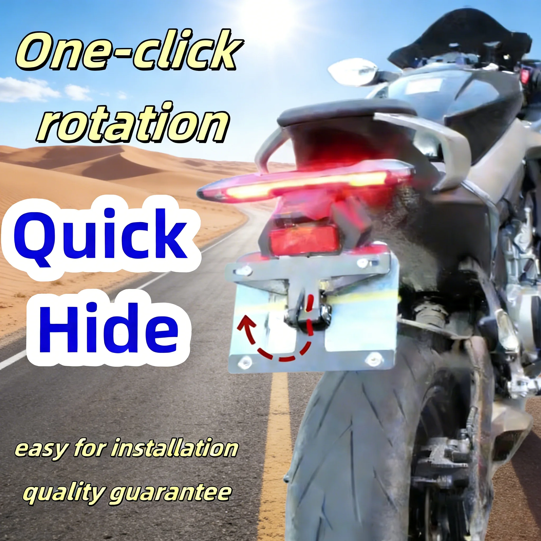 For Kawasaki ZX-10R zx-4R zx-6R Ninja400 H2R License Plate Premium ...
