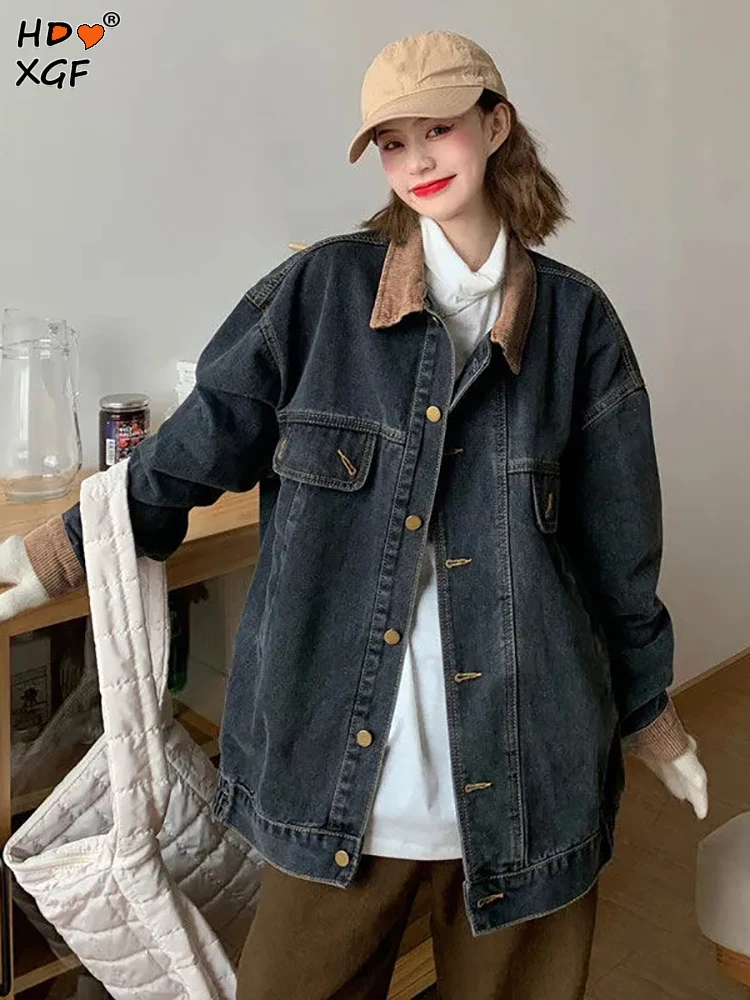 Vintage-Corduroy-Patchwork-Plus-Size-40-95kg-Jackets-Autumn-Winter ...