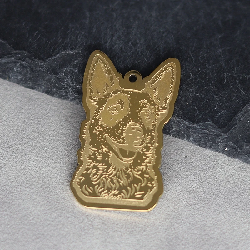 2pcs-Red-Heeler-Dog-Charms-Diy-Findings-Kawaii-Animal-Keychain-Earring ...