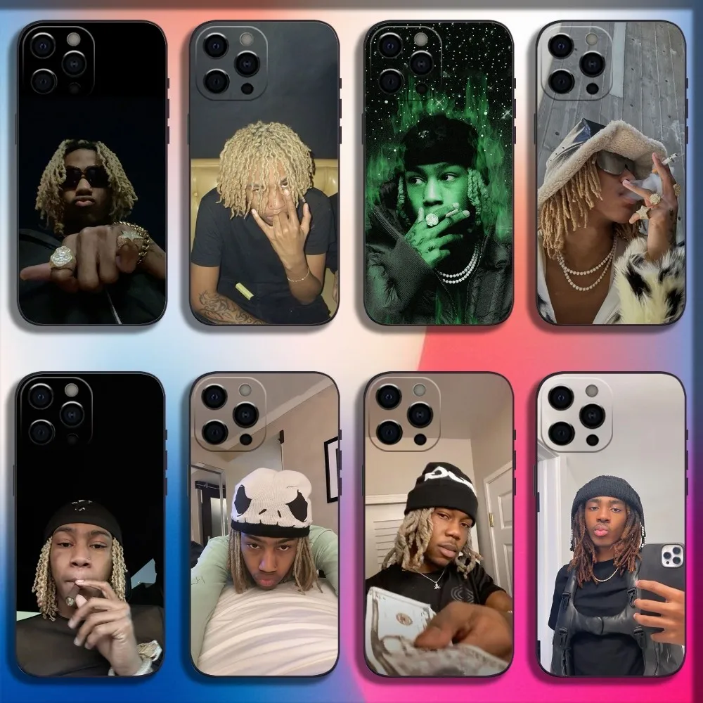 Rapper R-Rich Amiri Phone Case For iPhone 16,15,14,13,12,11,Pro,X,XS ...