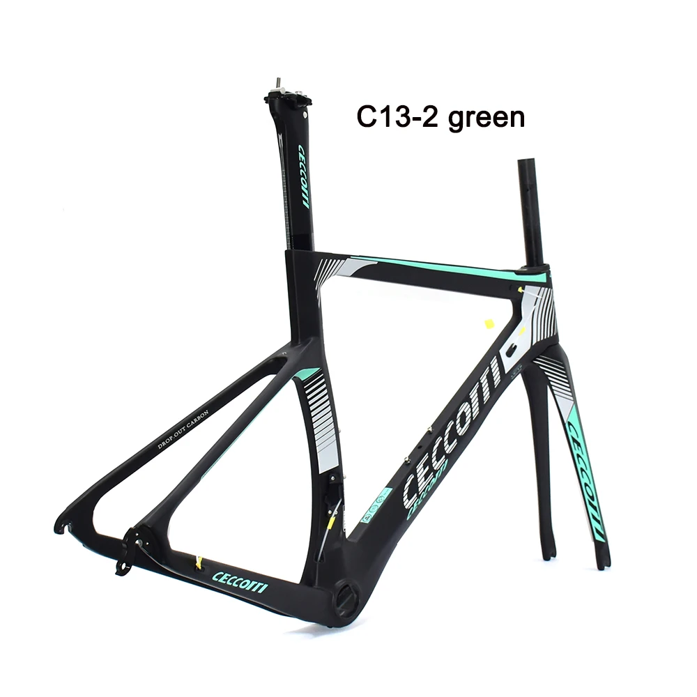 CECCOTTI RF13 Aero Карбоновая рама шоссейного велосипеда, подходящая ...