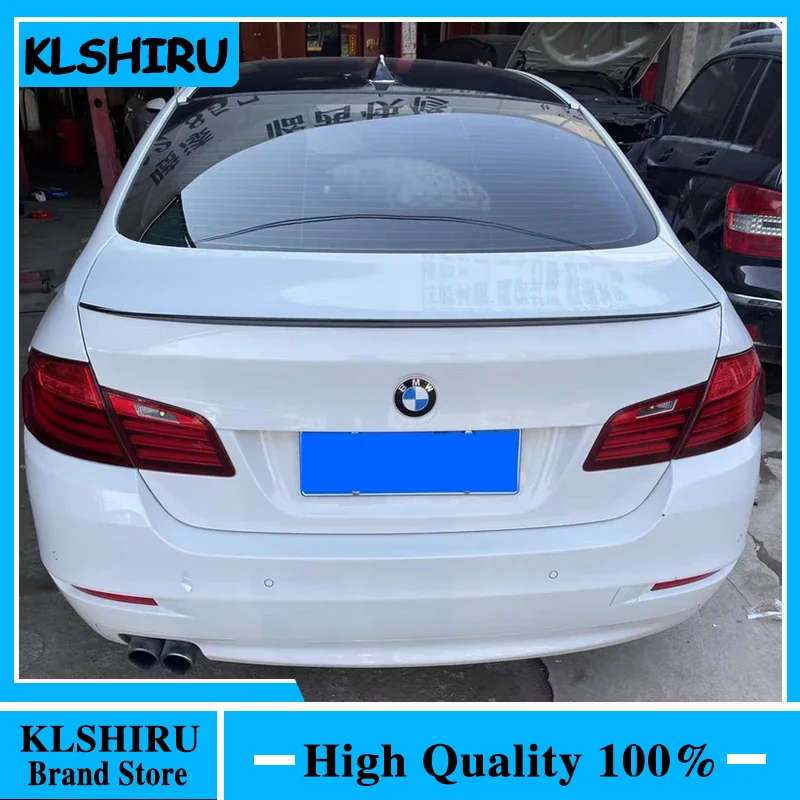For-BMW-F10-F18-Spoiler-ABS-Material-Car-Rear-Wing-Primer-Color-Rear ...