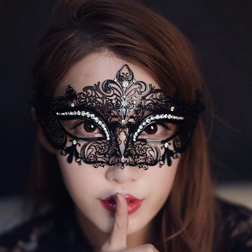 Itacazzo-Sexy-Metal-Eye-Mask-para-Mulher-Baile-de-M-scaras-Festa ...