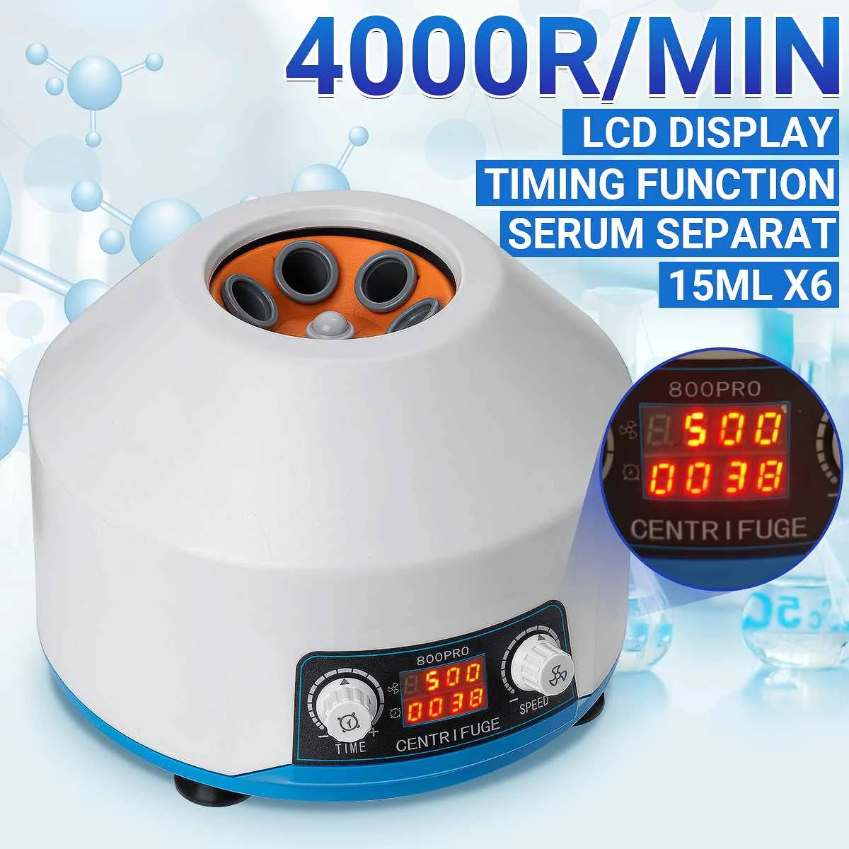 110V-220V-Timing-Function-Electric-Centrifuge-Serum-Separat-4000r-min ...