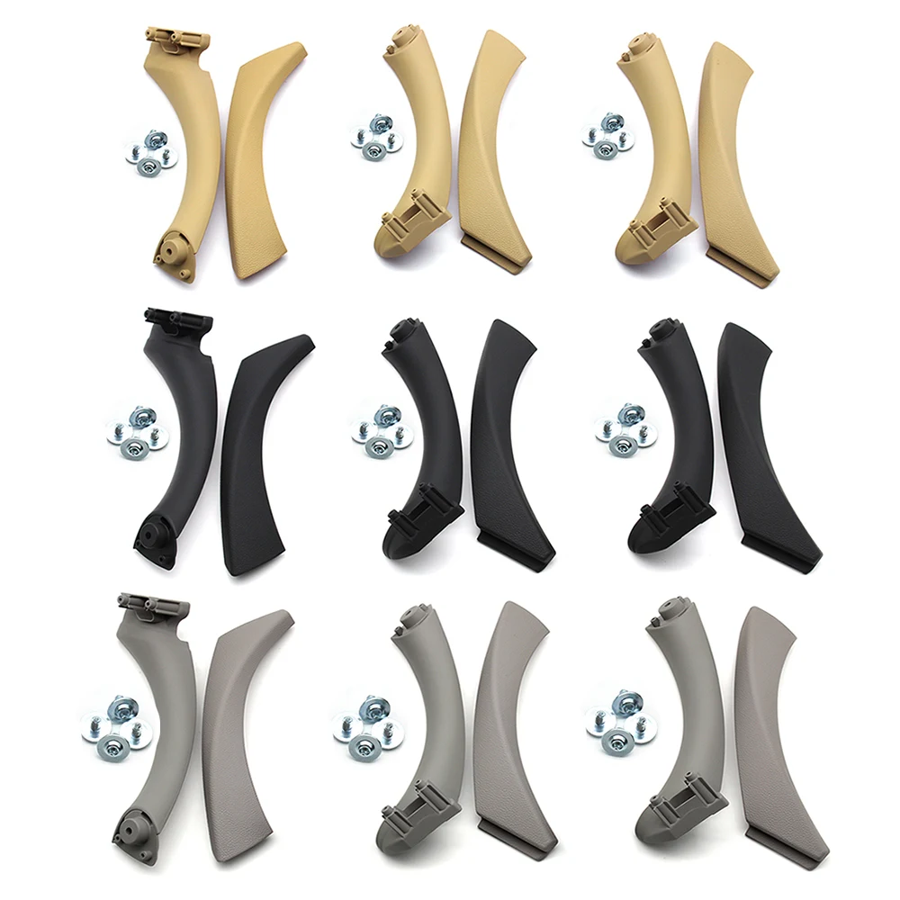 Black-Beige-Front-Rear-Left-Right-Inside-Door-Handle-Cover-Panel-Trim ...