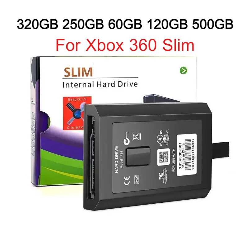 Disco-duro-interno-para-Microsoft-XBOX-320-Slim-250GB-120GB-60GB-500GB ...