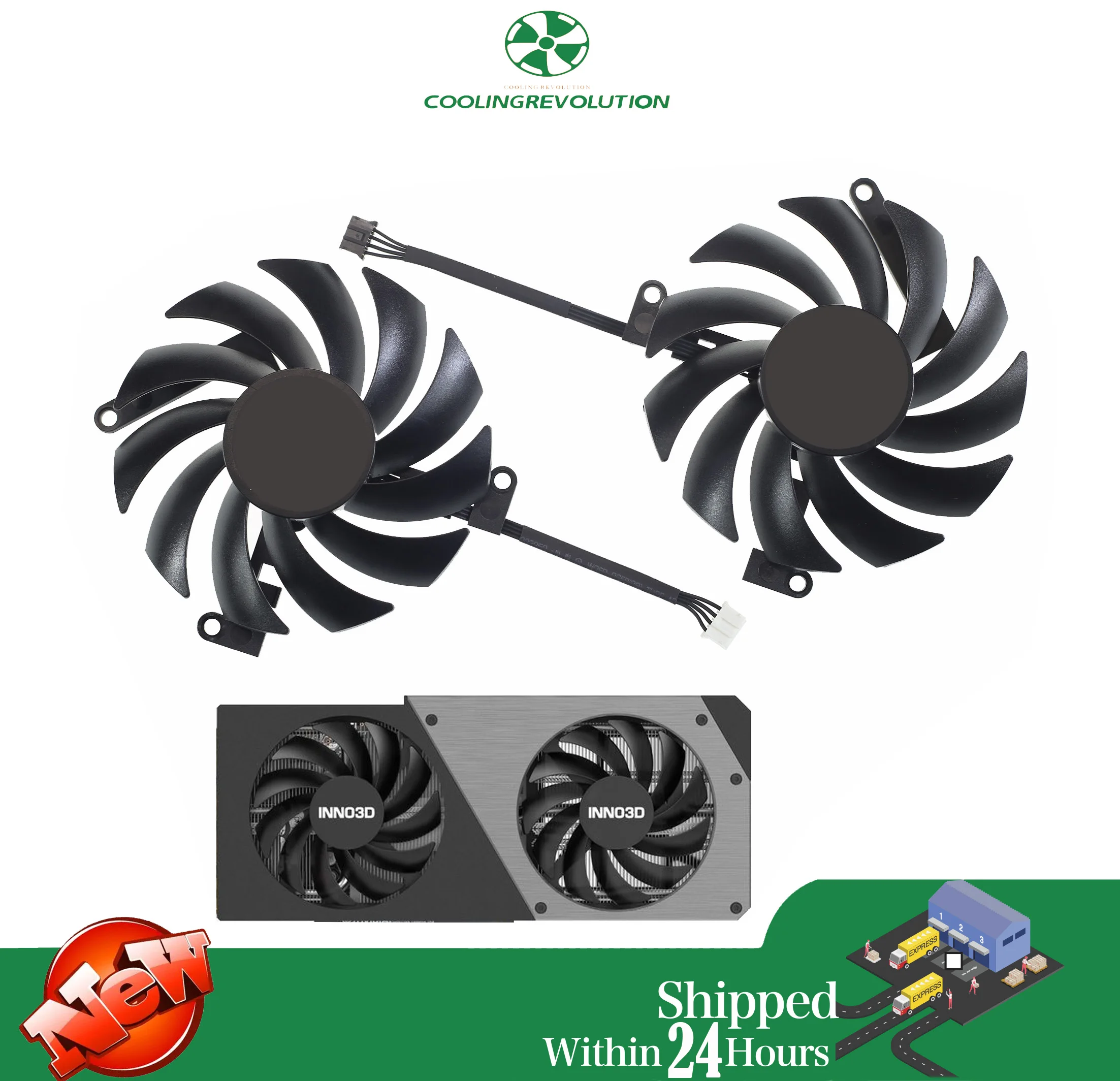 85MM-CSH9015S-DC12V-0-35A-4-Pin-For-INNO3D-GEFORCE-RTX-4060-4060-Ti ...