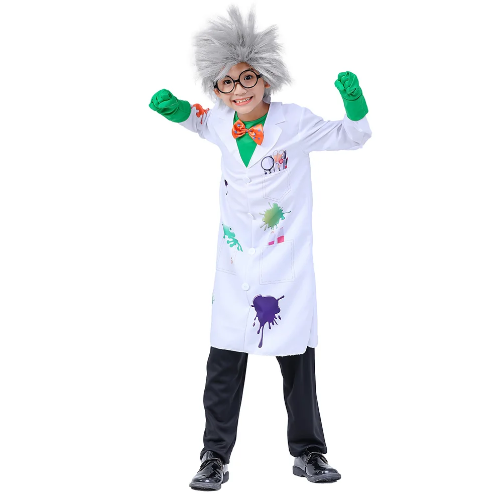 Kids-Raving-Mad-Scientist-Cosplay-Outfit-School-Book-Day-Performance ...