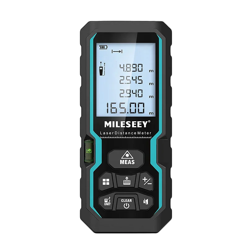 Mileseey S6 Laser Distance Meter 40m/120m, Rangefinder with Level ...